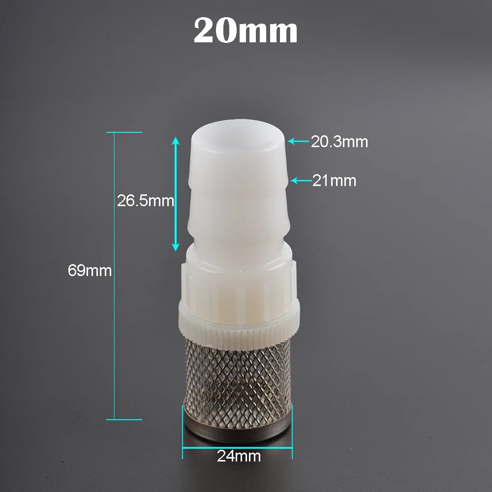 Набор фильтров для шланга из нержавеющей стали 4-20 мм P