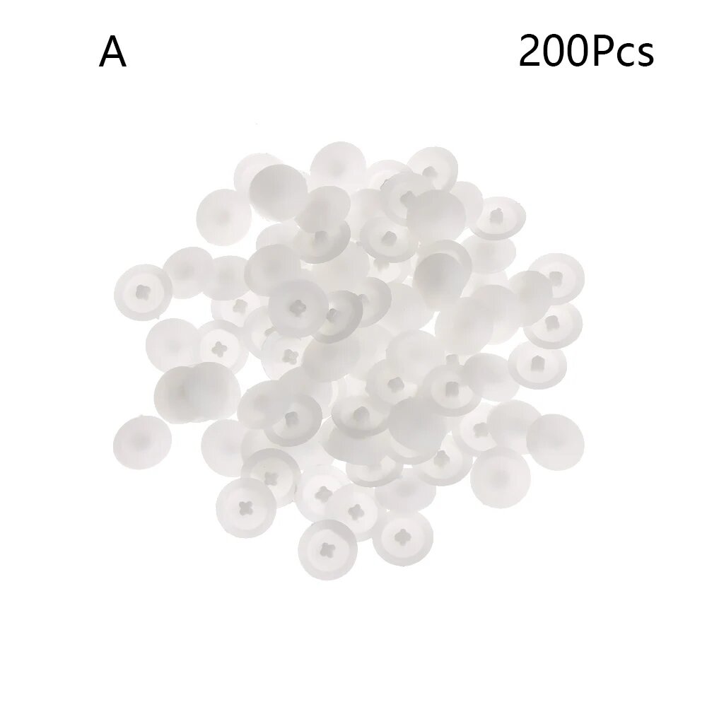 200 шт./пакет, пластиковые гайки, болты, крышки, внешние защитные колпачки, практичные саморезы, декоративная крышка, мебельная фурнитура