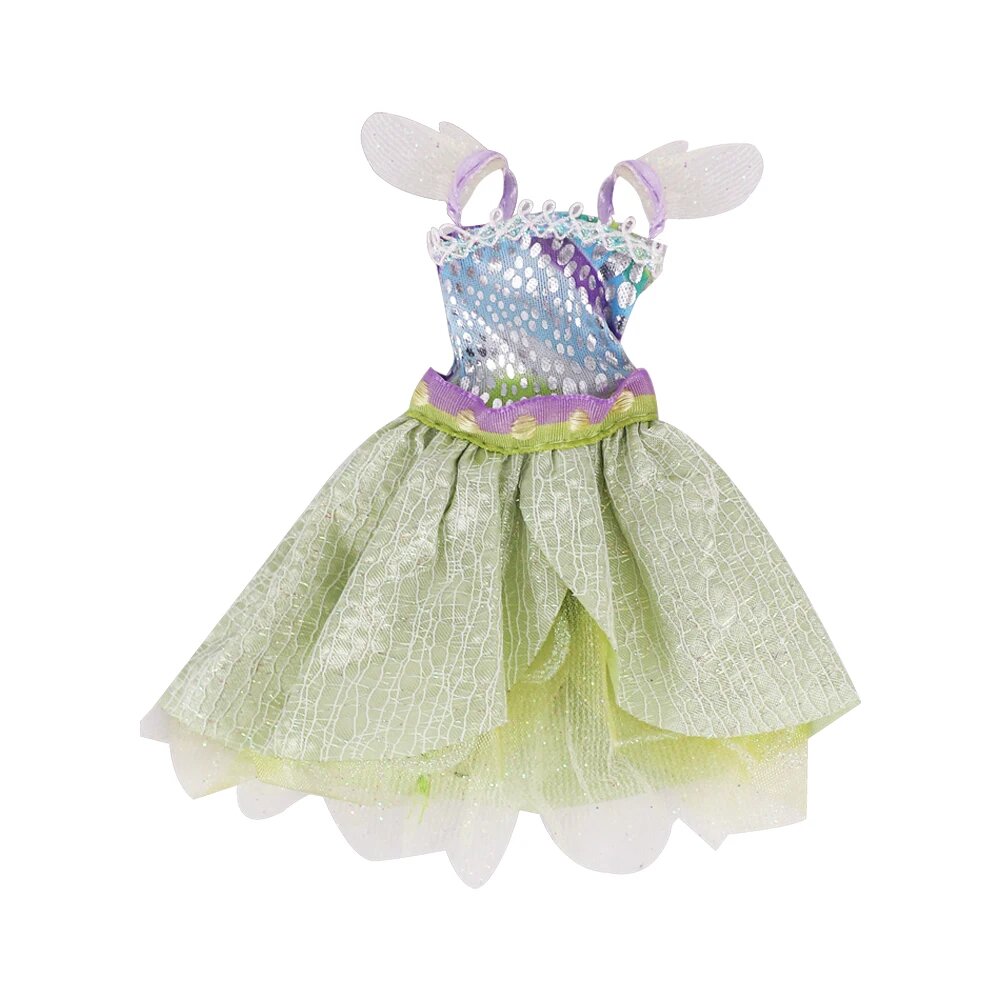 Модная кукольная одежда, платье феи для куклы 1/6 BJD и 30 см, газовая юбка, юбка с крыльями бабочки, волшебная палочка для кукол, аксессуары, игрушки