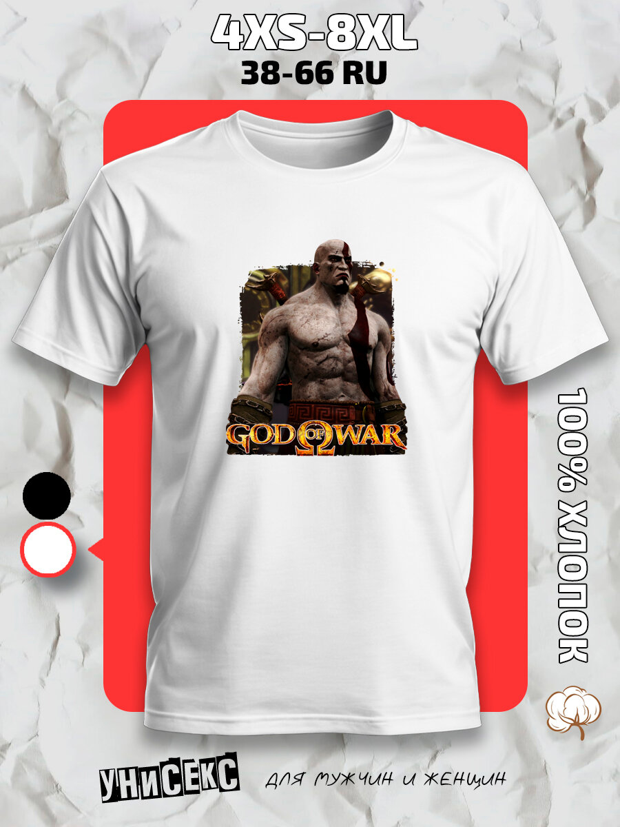 Футболка с принтом God of war