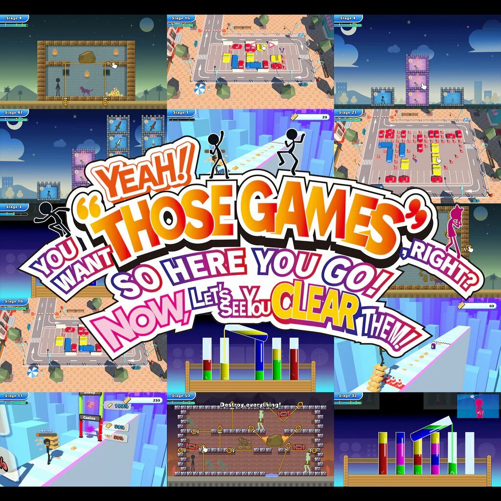 Игра YEAH! YOU WANT "THOSE GAMES," RIGHT? SO HERE YOU GO! NOW, LET'S SEE YOU CLEAR THEM, цифровое издание PlayStation 4 и PlayStation 5, регион Индия / код пополнения баланса