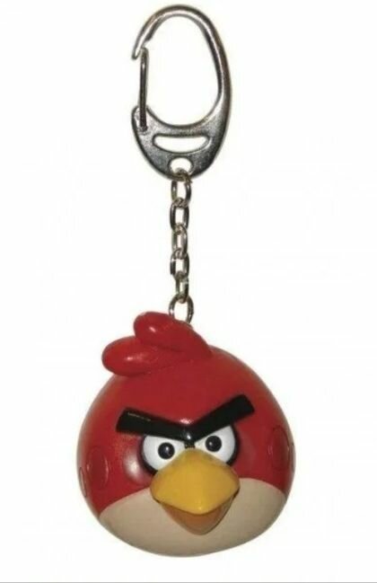 Брелок Angry Birds коллекционная фигурка сердитая птичка красная /Германия 2012г./