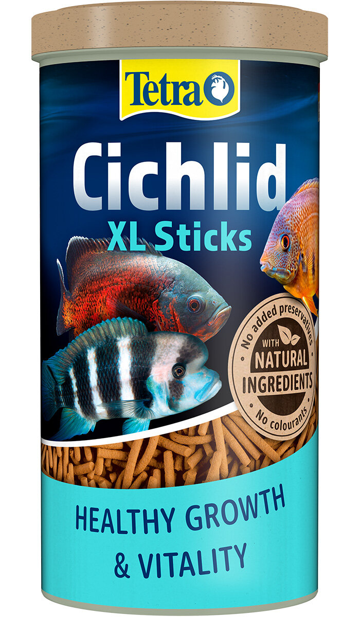 TETRA CICHLID XL STICKS — Тетра корм-палочки для крупных цихлид (1 л)