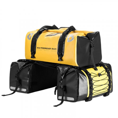 Комплект велосипедных сумок (байкпакинг) Rockbros AS-010AS-005, 3 сумки, желтый