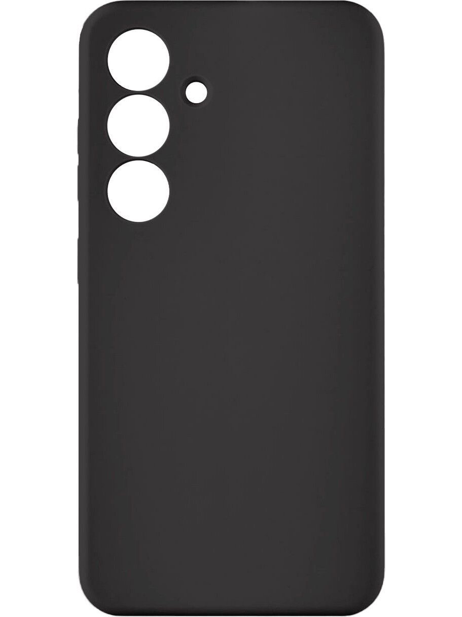 Чехол uBear Touch Mag Case для Galaxy S25, soft-touch, поликарбонат, силикон, черный