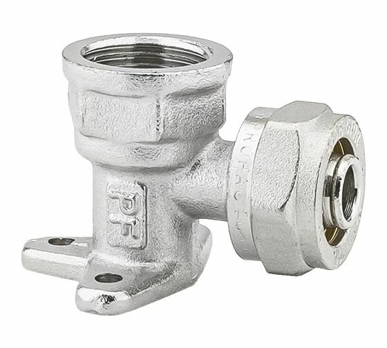 Угольник с креплением 1/2х16 г/ц 530023N041620A GF