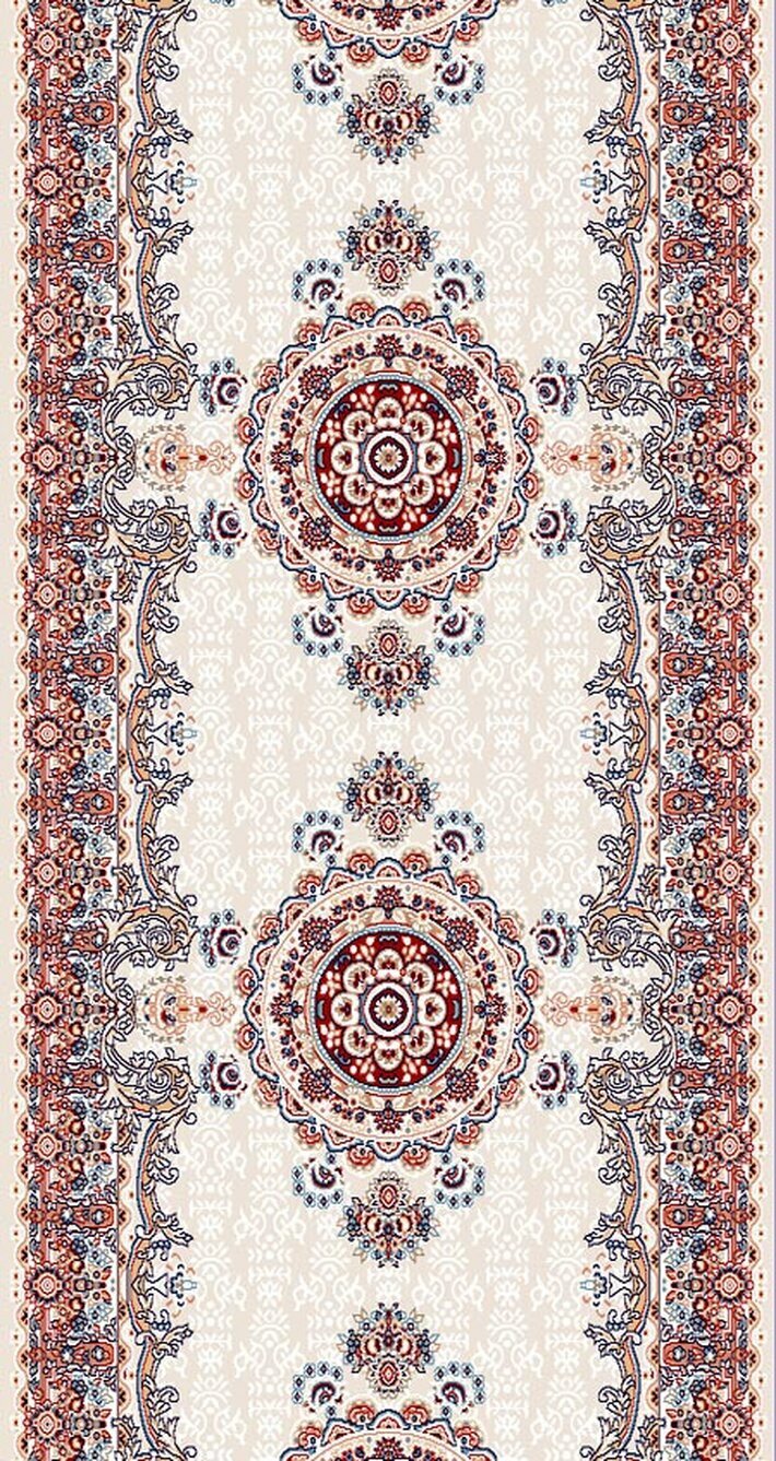 Ковровая дорожка, Рулон, Бежевый, Красный, Синий, Белый, Классический, восточный, на пол, в гостиную, спальню, в ассортименте (80 см. на 2500 см.)