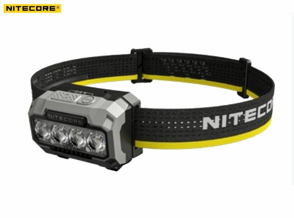 Фонарь Nitecore HA23 UHE Black, 3 x АА, 132 метра, 600 люмен