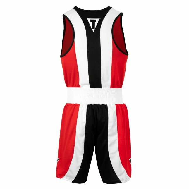 TITLE Boxing, Momentum Amateur Boxing Set, Любительский боксерский комплект, красный, белый, черный, размер L