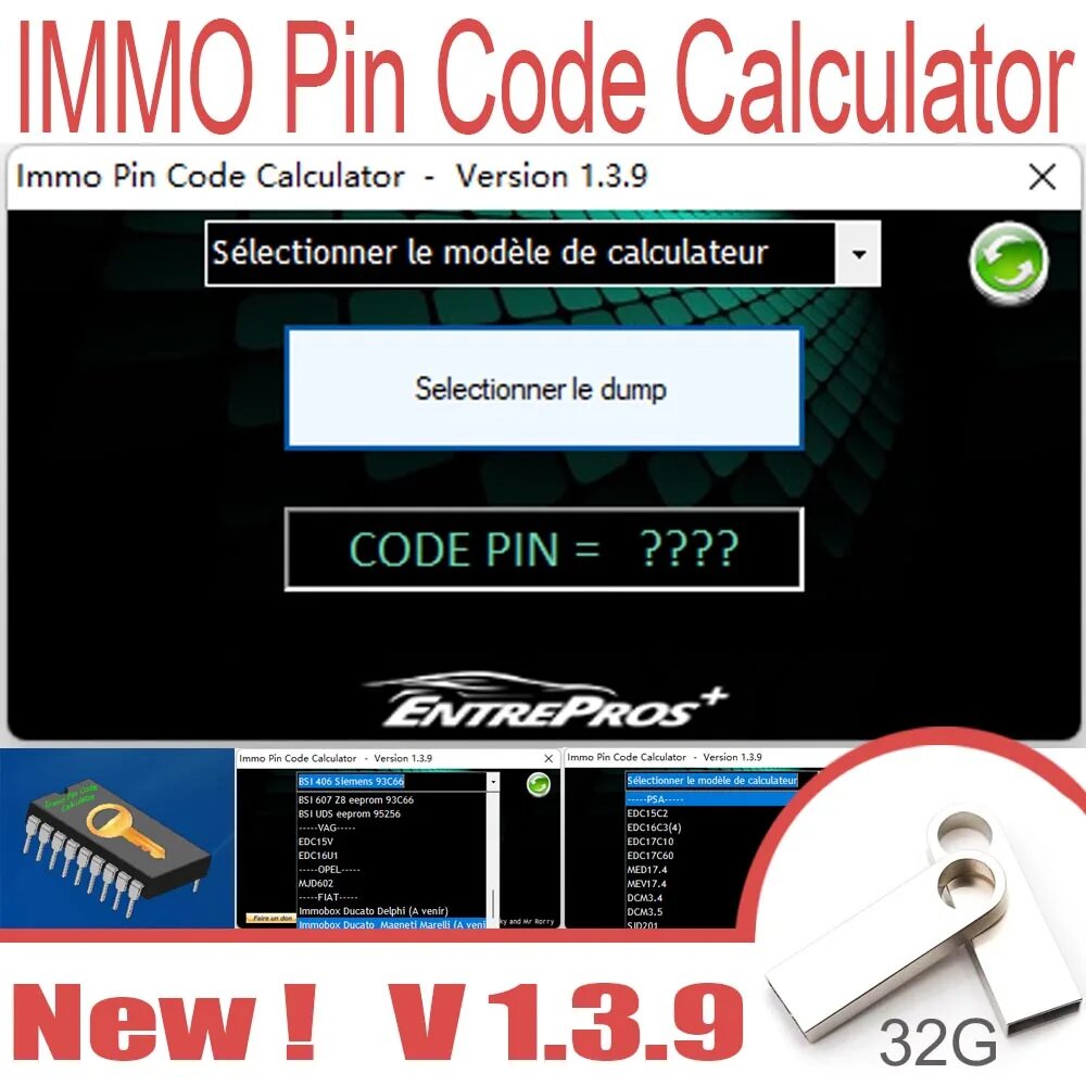 IMMO Pin Code Calculator V1.3.9 LINK, Pin Code — фото 1