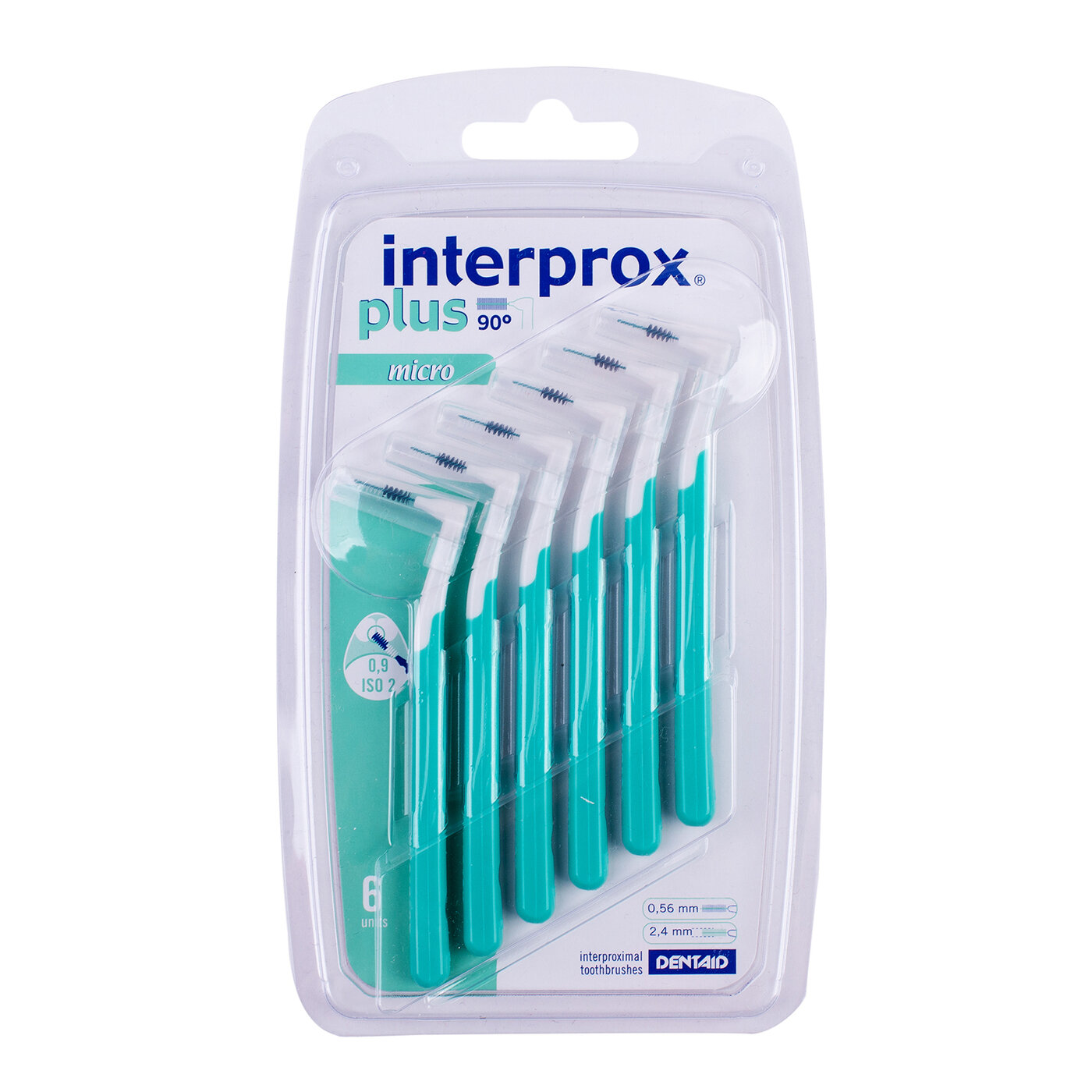 Межзубные ершики для брекетов Interprox Plus Micro, 6 шт (0,9 мм)