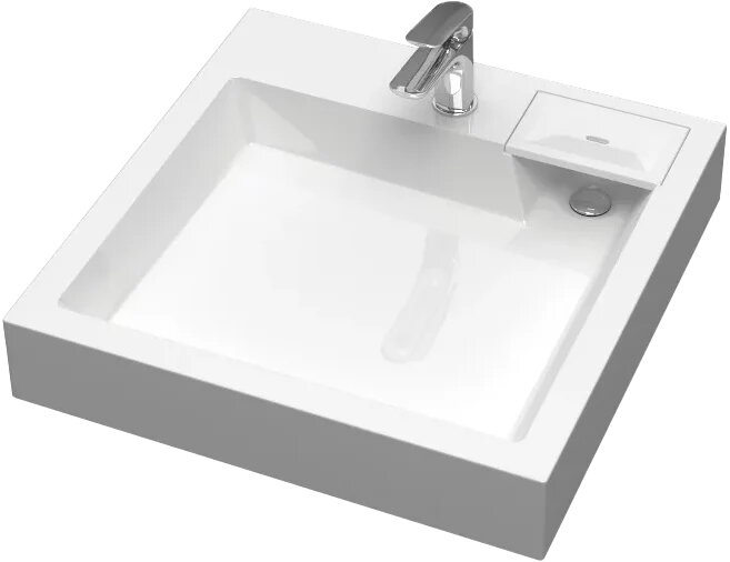 Раковина над стиральной машиной Reflexion Sigma RX6060SI 60 прямоугольная, белая, российская