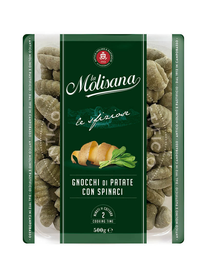 Макаронные изделия La Molisana Chicche di Patate con Spinaci Картофельные ньокки (клёцки) со шпинатом, 500 г