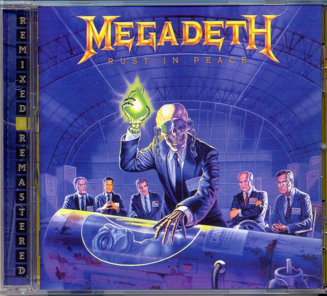 MEGADETH - Rust In Peace (2006 Remaster) 1990 г. Компакт диск