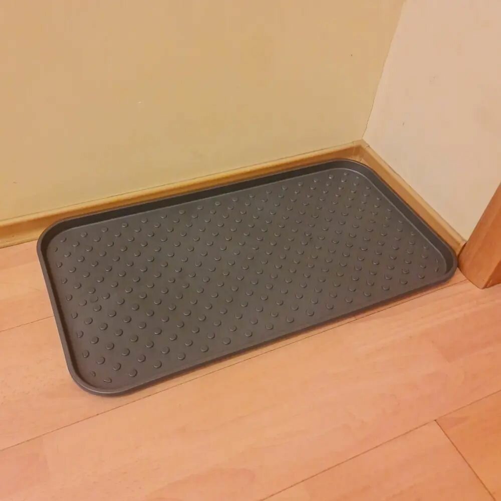 Лоток для обуви 37x70 см цвет темно-серый