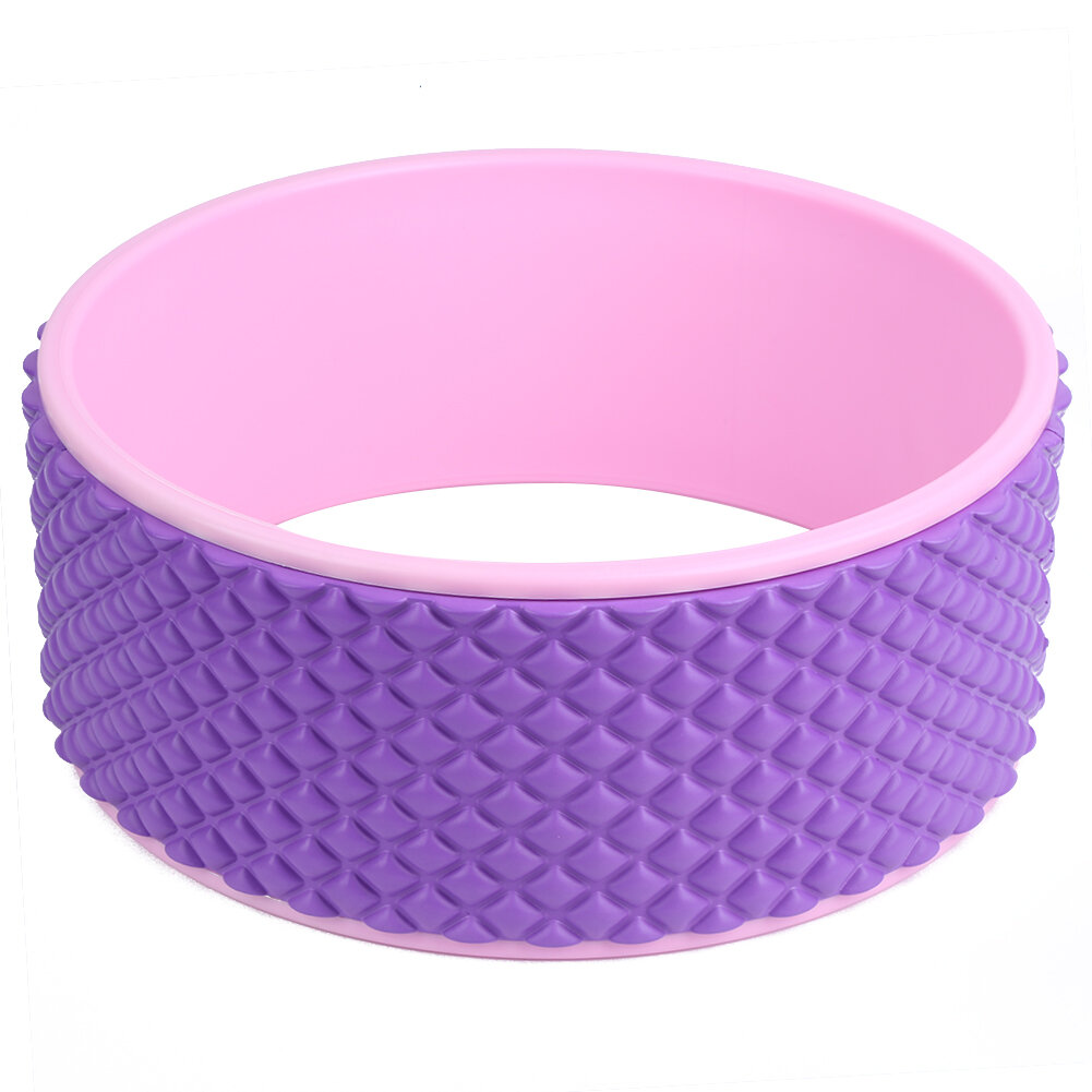 Спортивная йога колеса спины боли массаж йога ролик для растягивания Backbend Pink Rose Red
