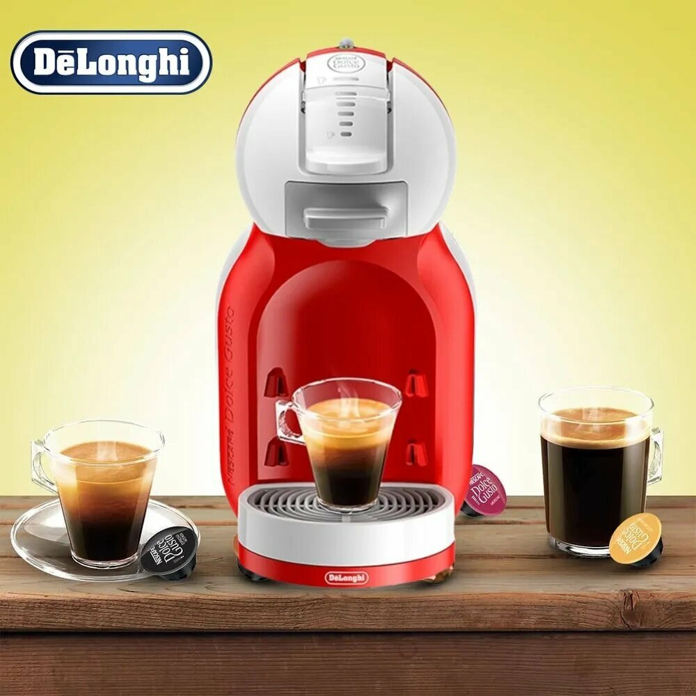 Nescafe Dolce Gusto Капсульная кофемашина DeLonghi Mini Me, красный