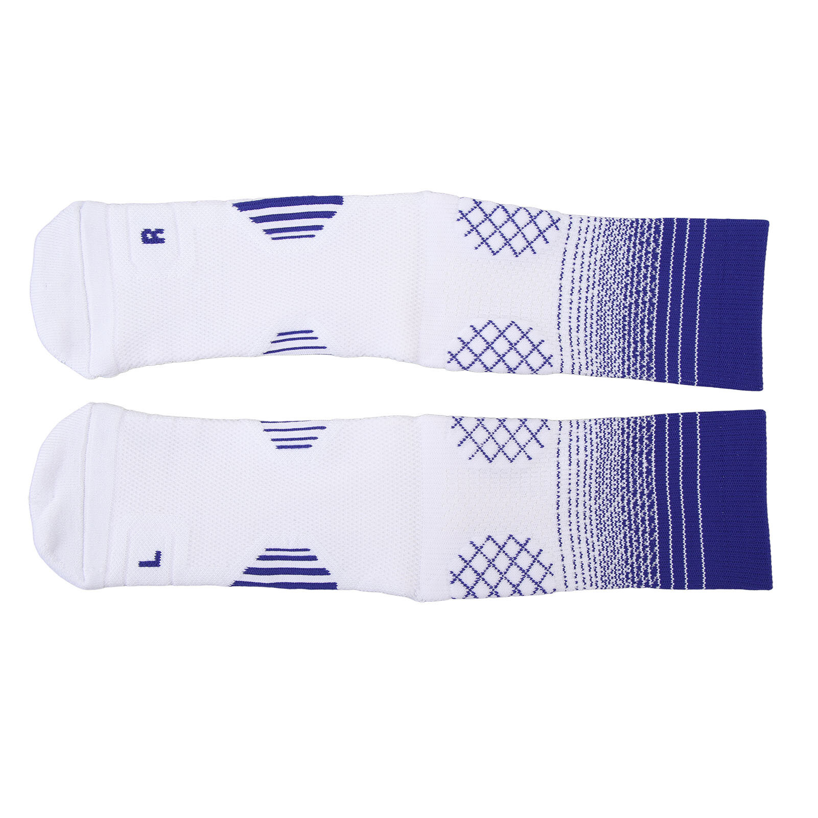 Мужские спортивные носки Elite Баскетбольные носки Мягкие спортивные спортивные носки Толстые дышащие противоскользящие L 37 45 Белый Темно-синий