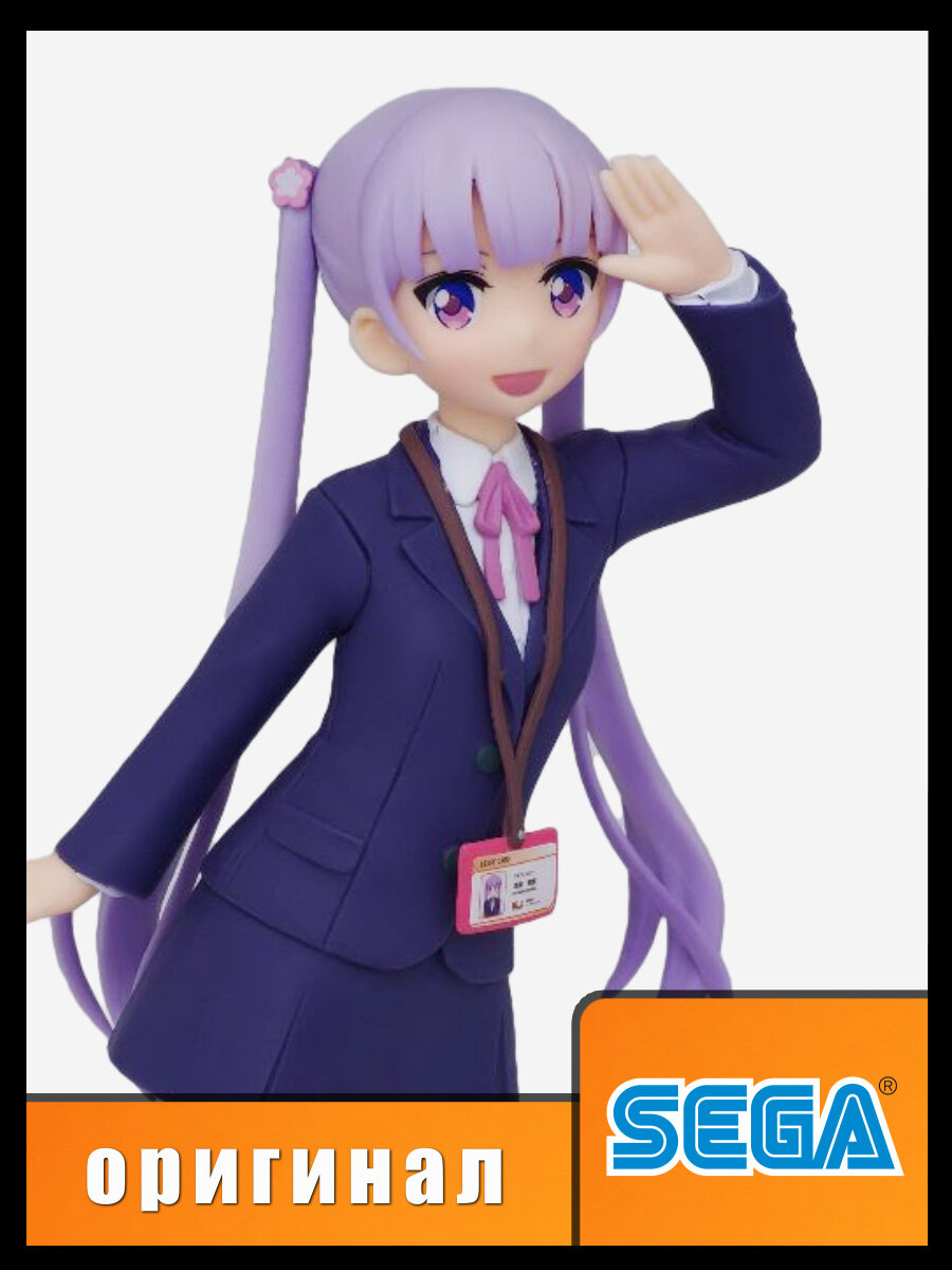 Оригинальная фигурка Aoba Suzukaze от Sega из аниме New Game! / Аоба Сузуказэ «Новая игра!» 20 см