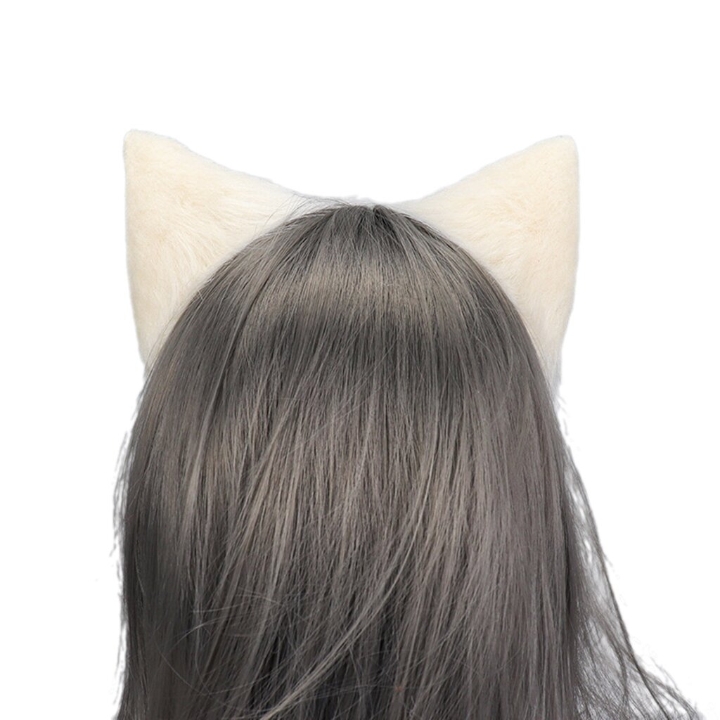 Cosplay Foxes Ear Headband Woman Students Cosplay Anime Character Gatherings Hairband Plush Cat Ear Shape Hair Hoop