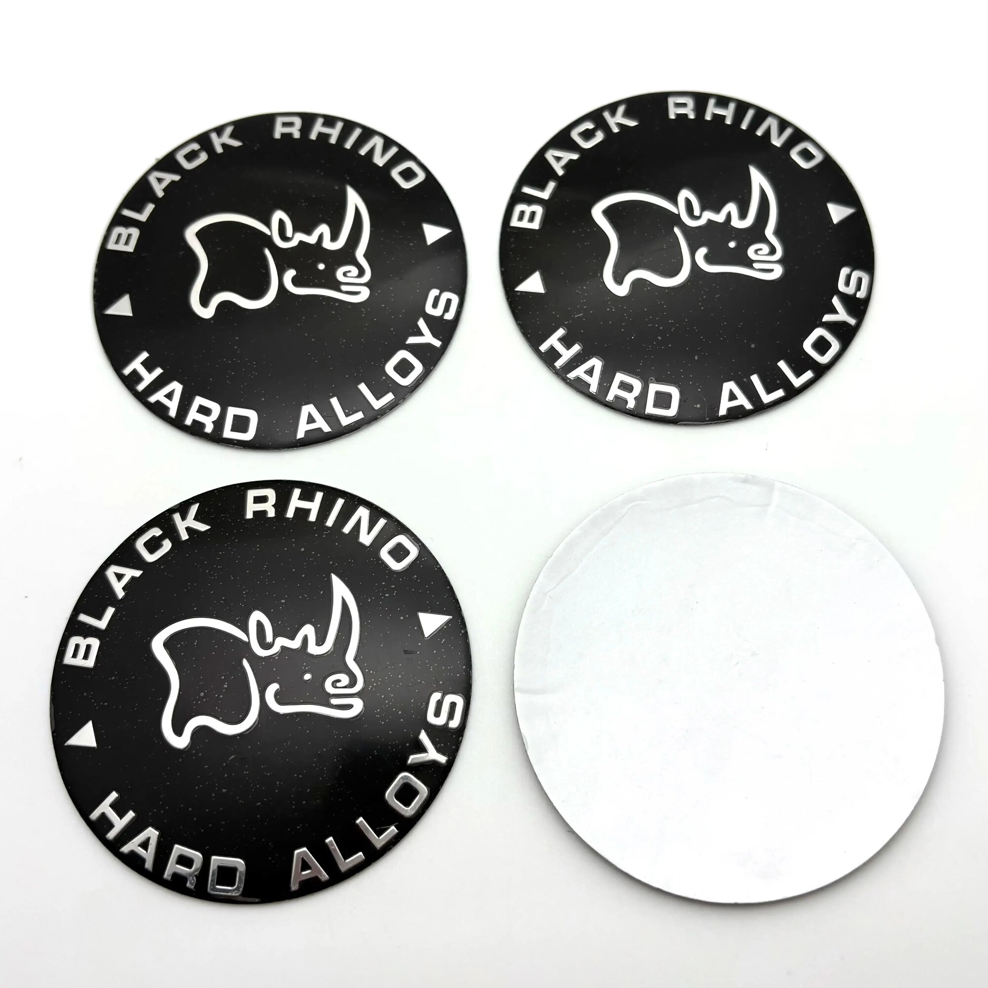 4 шт, 45 мм, 80 мм, черный носорог, эмблема с логотипом, автомобильные наклейки, аксессуары для центра колес автомобиля, колпаки для обода, колпаки, крышка, значок, замена 80mm Sticker