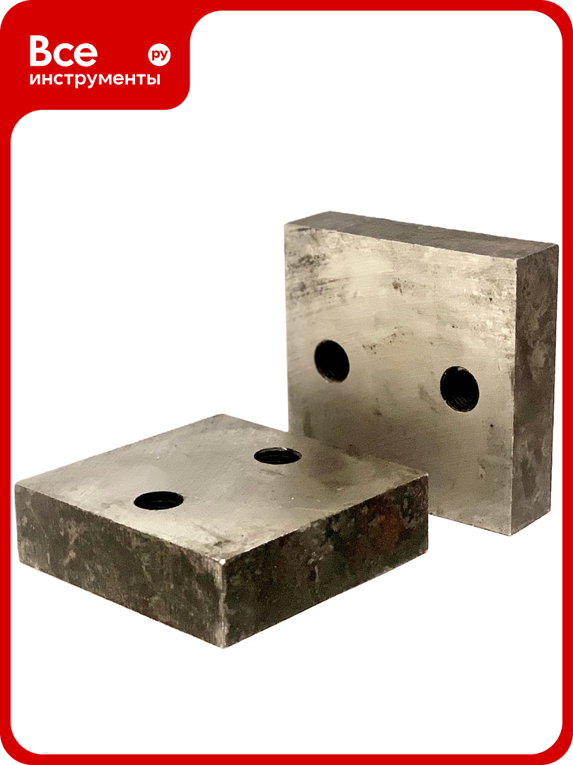 Комплект ножей для резчика арматуры TeaM GQ-40 Промышленник КНGQ40, стальные пластины, применение в строительстве