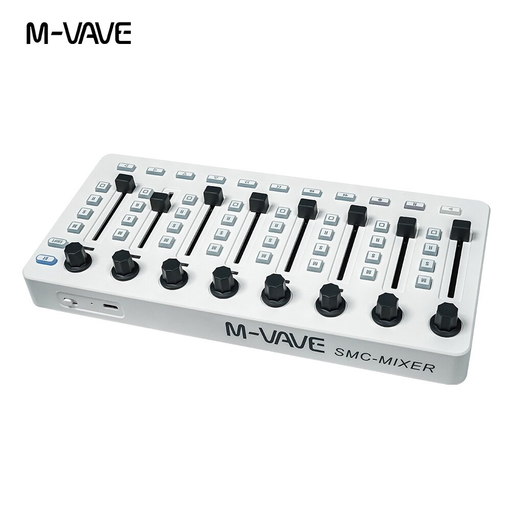 M-VAVE SMC-Mixer беспроводный MIDI контроллер смешивания консоли 8 кодер программного управления для Windows