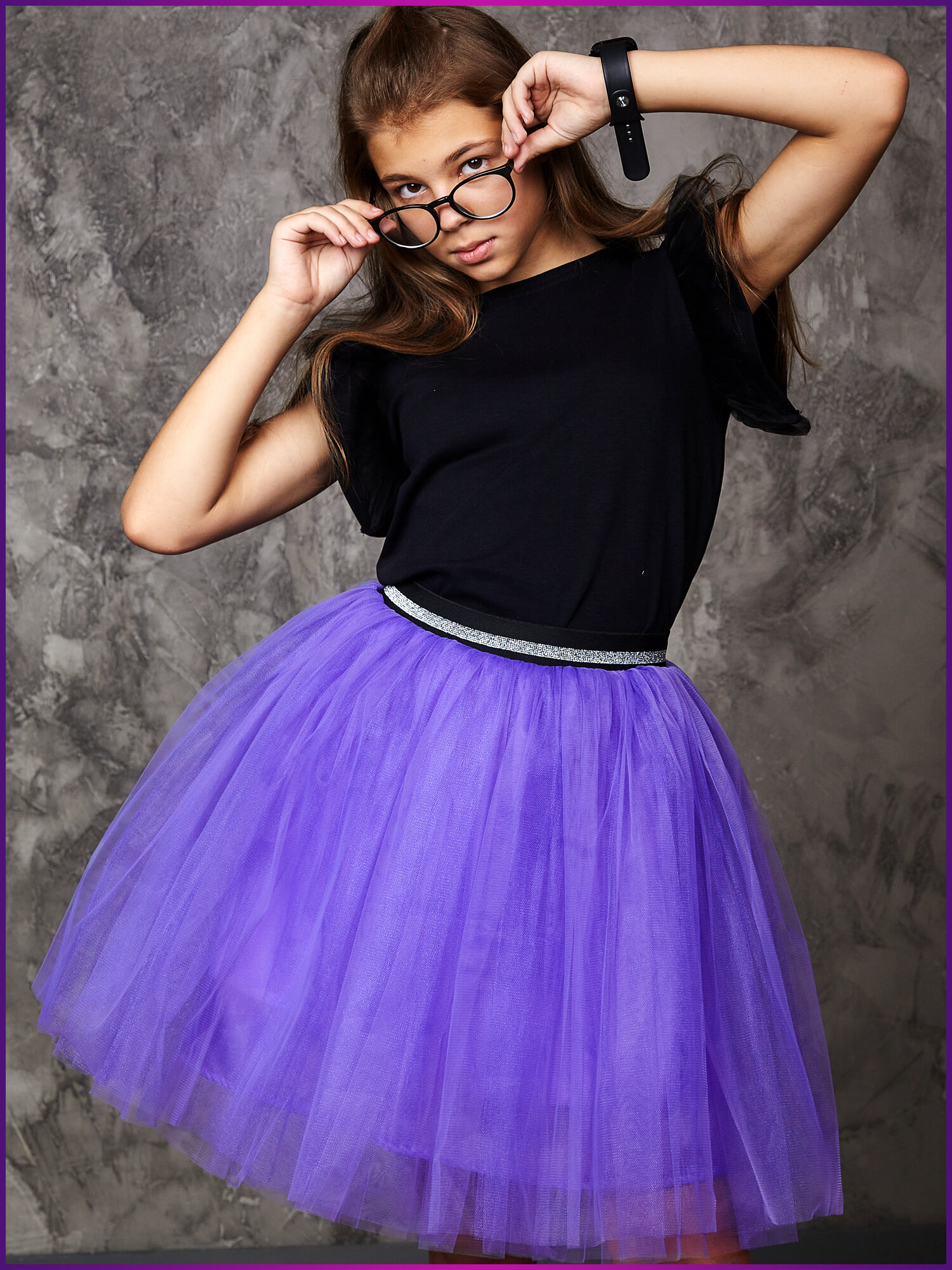 Школьная юбка Барби