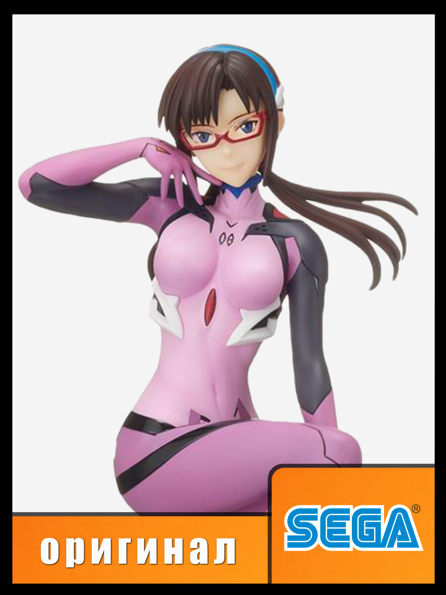 Оригинальная фигурка Mari Illustrious Makinami от Sega из аниме Evangelion / Мари Макинами «Евангелион» 17 см
