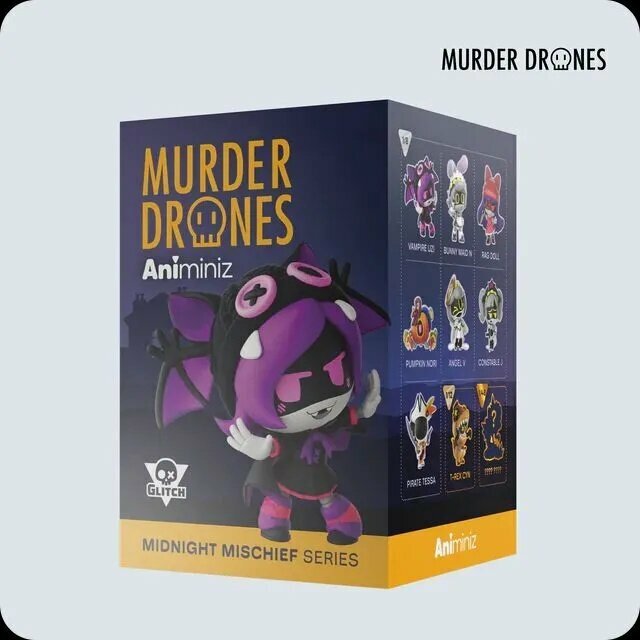Murder Drones, небольшие скульптуры, игровые коллекционные фигурки IP.(GLITCH)