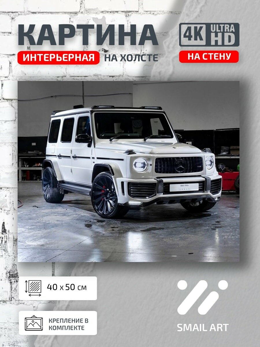 Картина на холсте интерьерная 40 на 50 на стену G 63 для студии атмосфера