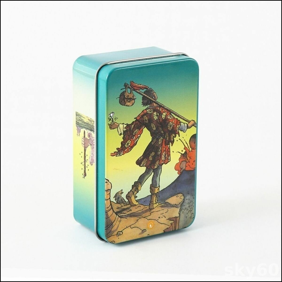 Карты Таро Нового Видения (Нью Вижн) в жестяной коробке / Tarot of the New Vision 10*6см