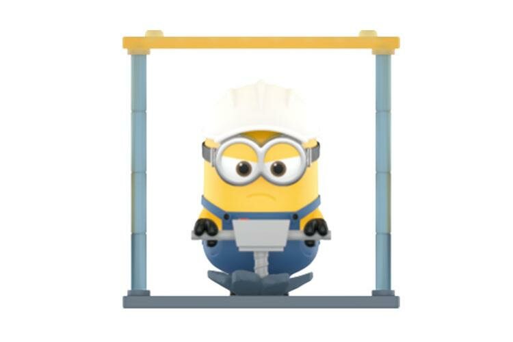 Сборные фигурки унисекс POP MART Minions Secret Base, Творческие Mystery Boxes, ассорти