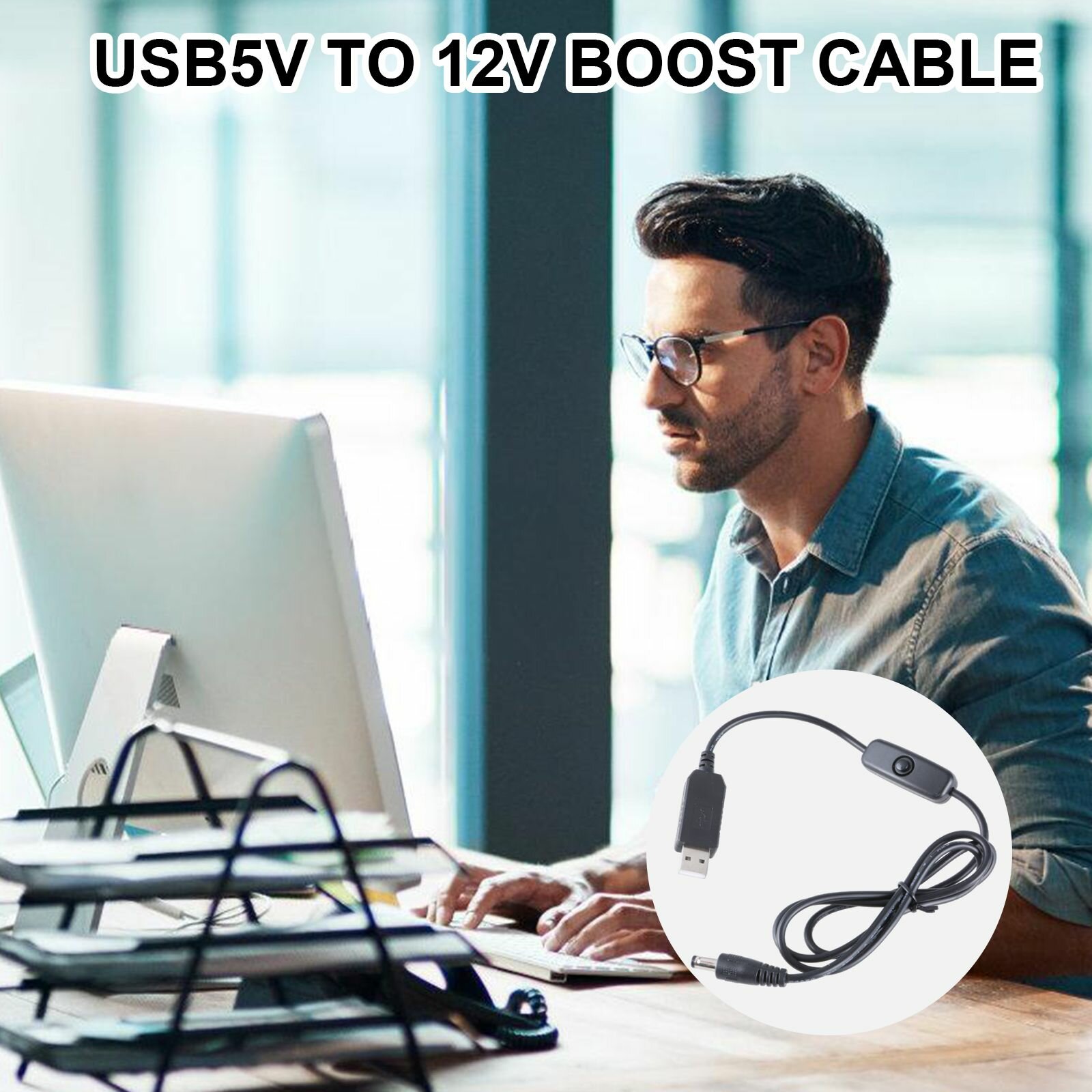 Кабель USB от 5 В до 12 В — фото 1