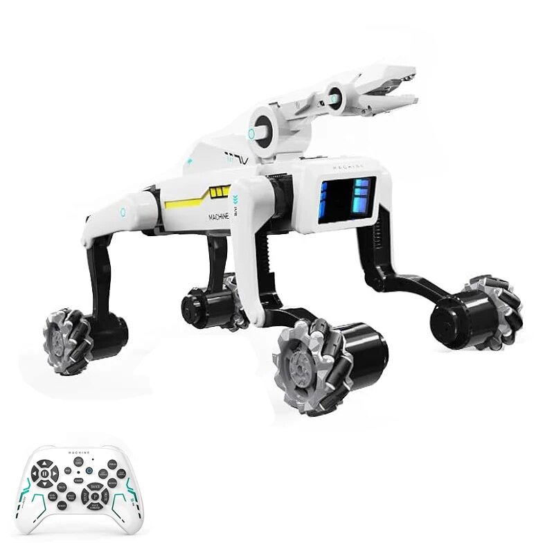 Робот-собака Fremego, Белый, Dog W Claw Wheels