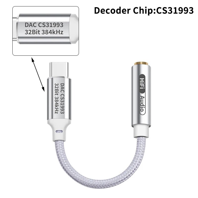 SD&HI USB-C до 3,5 мм DAC усилитель для наушников CX31993