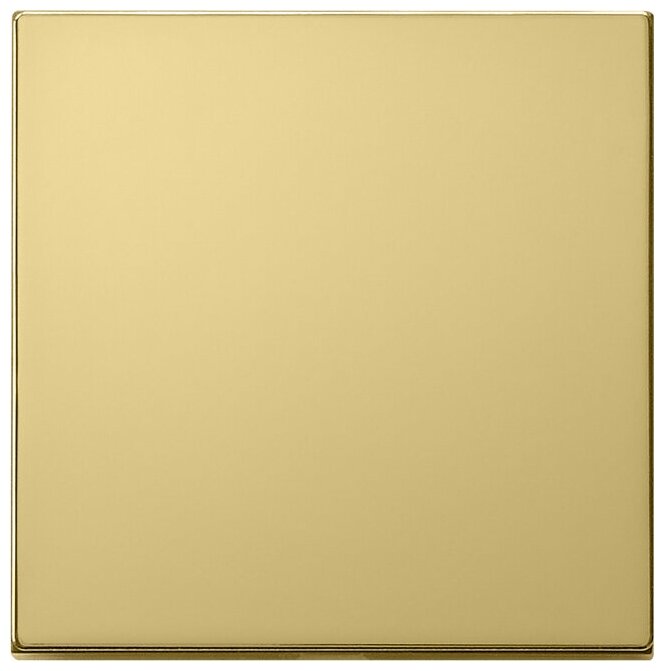 Накладка клавишного универсального диммера Gira серия ClassiX, цвет латунь