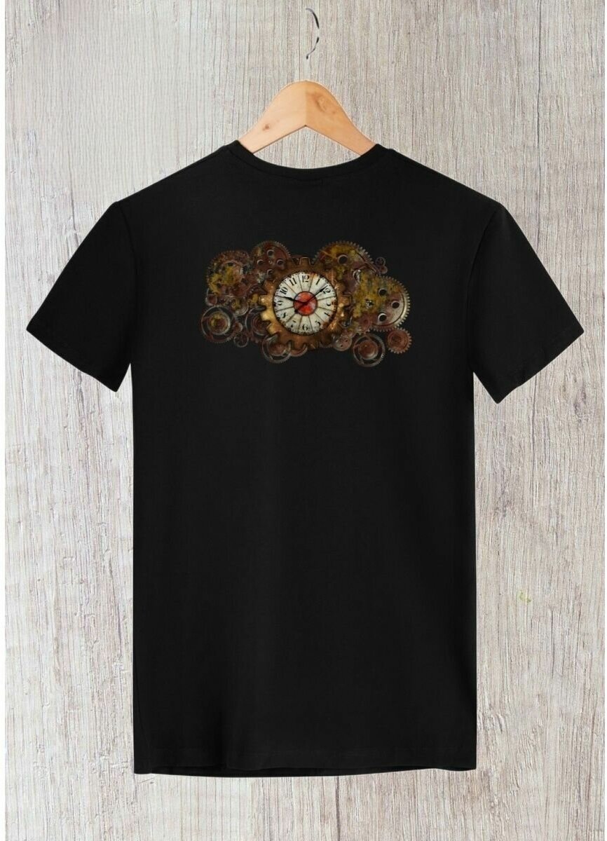 Футболка Механизмы Шестеренки Стимпанк