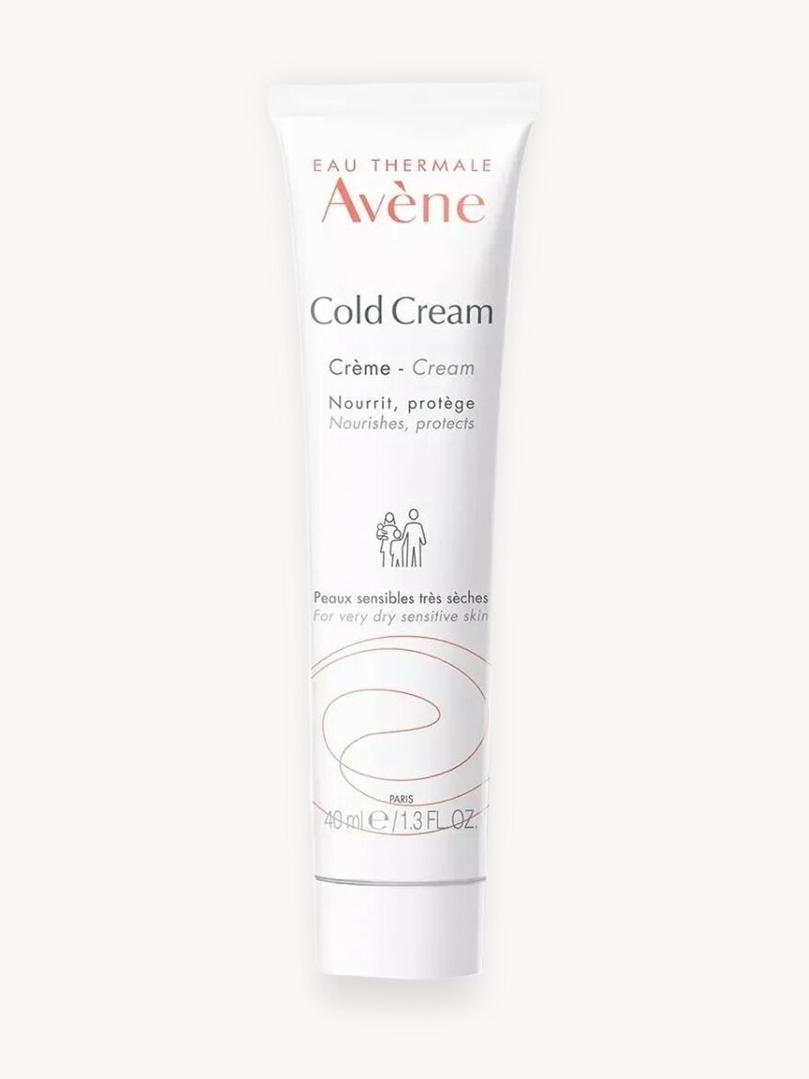 Крем Avene "Cold Cream", для лица и тела, гипоаллергенный, 40мл