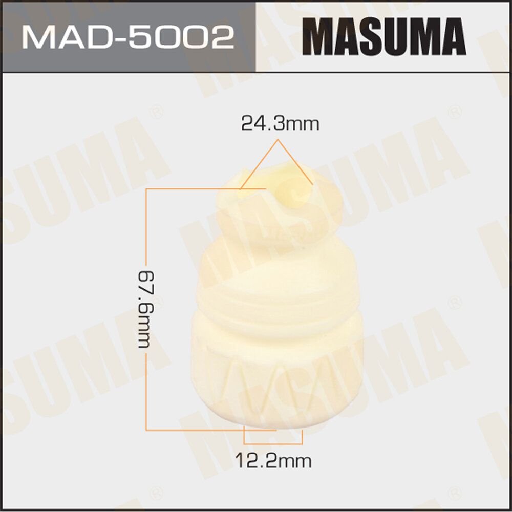Отбойник амортизатора MASUMA 12.2 x 24.3 x 67.6 CR-V/RD4, RD5, RD6, RD7 задний