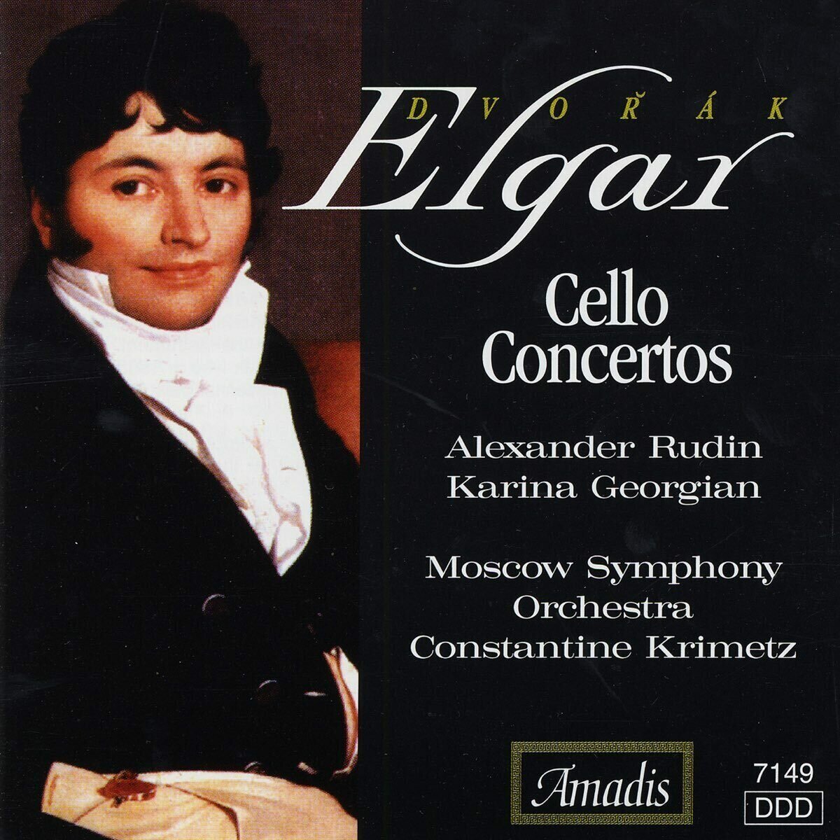 Dvorak / Elgar - Cello Concertos - < Amadis CD Чехия (Компакт-диск 1шт)