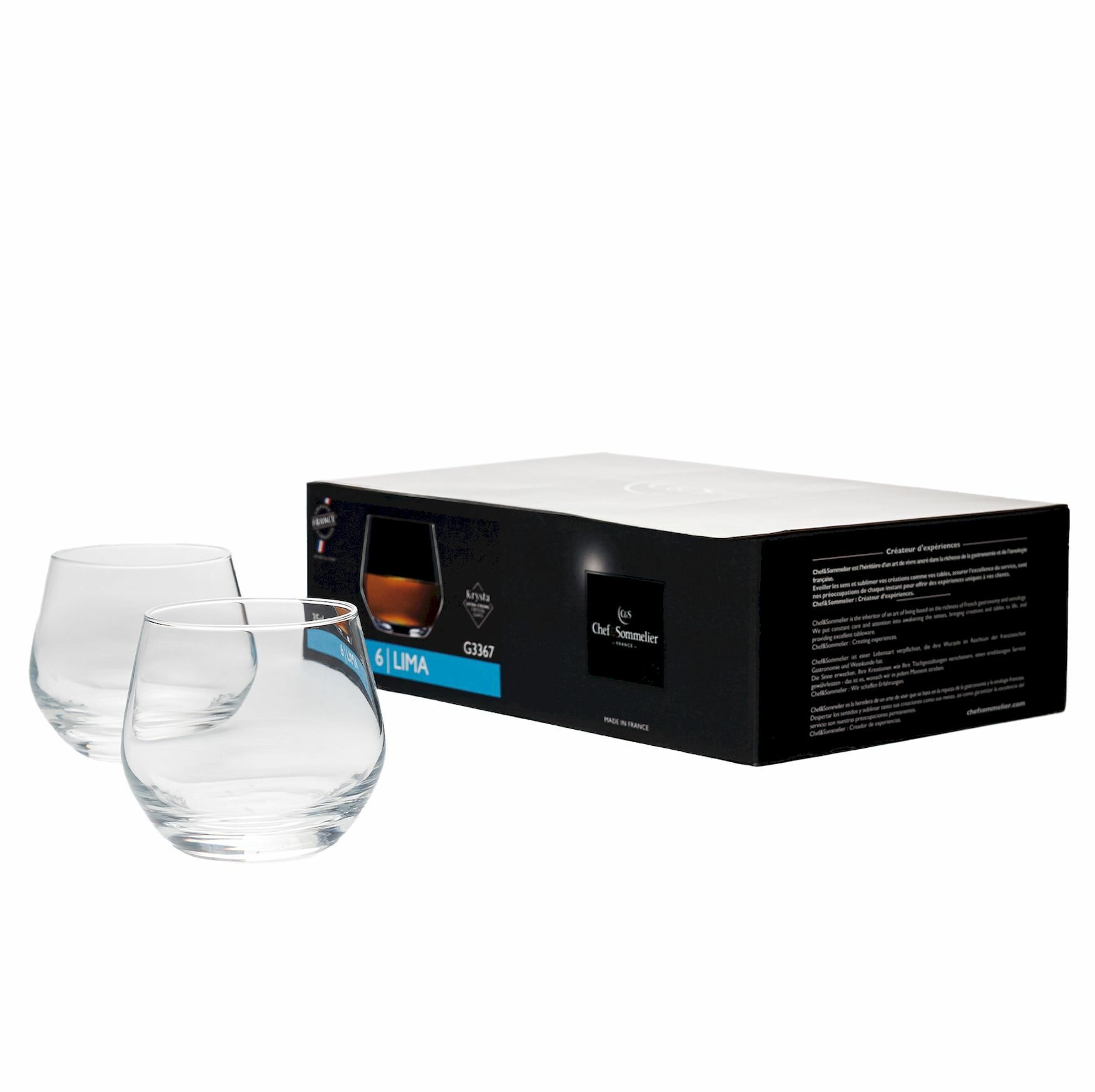 Бокал для воды и коктейлей Chef&Sommelier Lima 350 мл. / 6 шт.