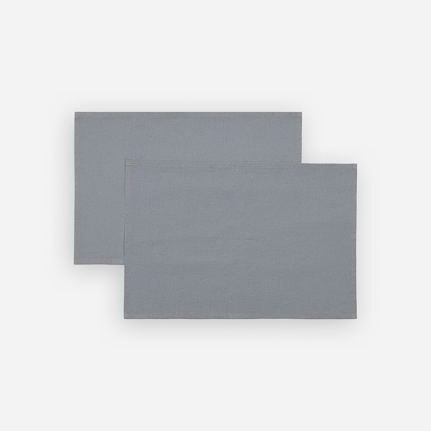 Сервировочные салфетки Delo 30x45 см, 2 шт, лен/хлопок, цвет серо-голубой, прямоугольные