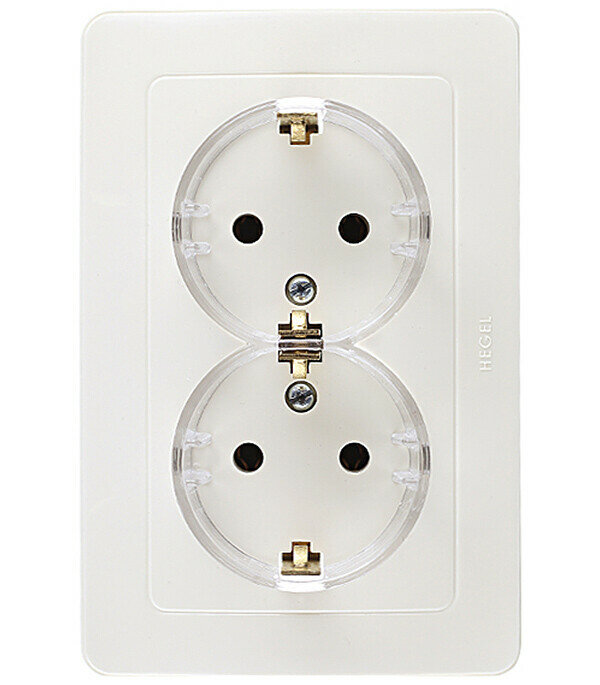 Розетка Hegel Master встраиваемая слоновая кость (РС16-381-01)