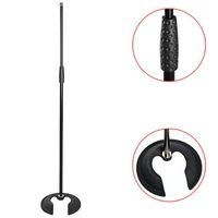 Nordfolk nms11b стойка микроф. напольная прямая с круглым основанием, h 890-1585 мм, сталь, черная