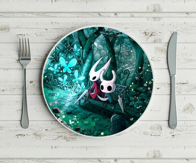 Тарелка Hollow Knight - Холлов Кнайт № 2