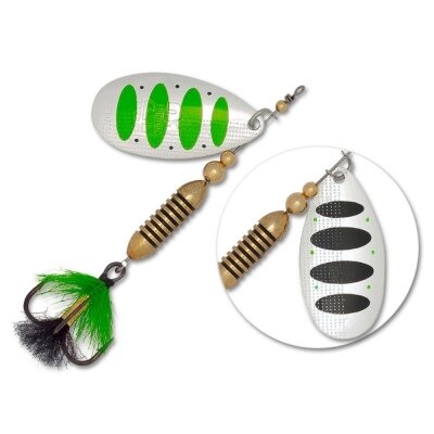 Блесна вращающаяся Mottomo SPIN BLADE № 2, вес 9.0гр # Fluo-46
