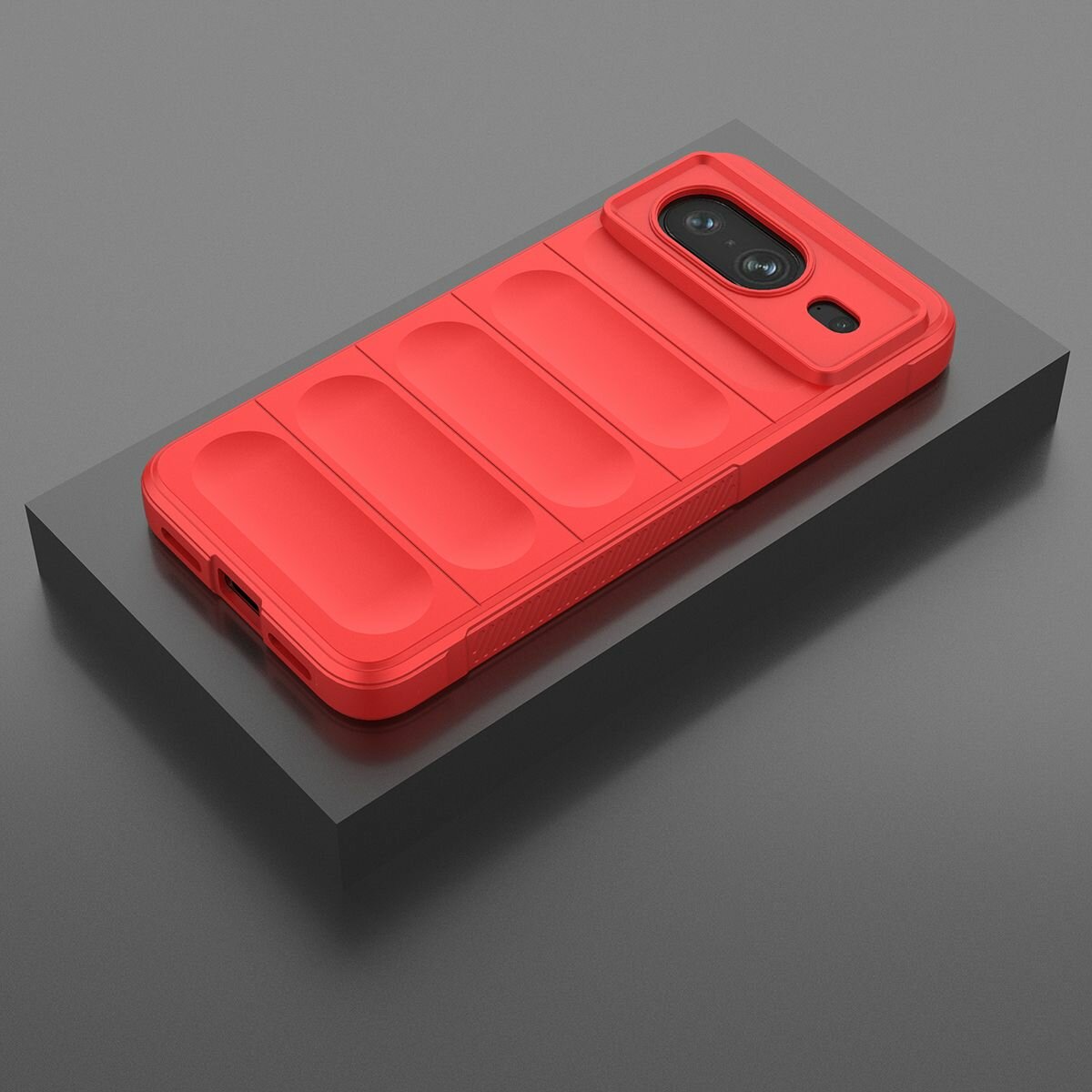 Противоударный чехол Flexible Case для Google Pixel 8 (красный)