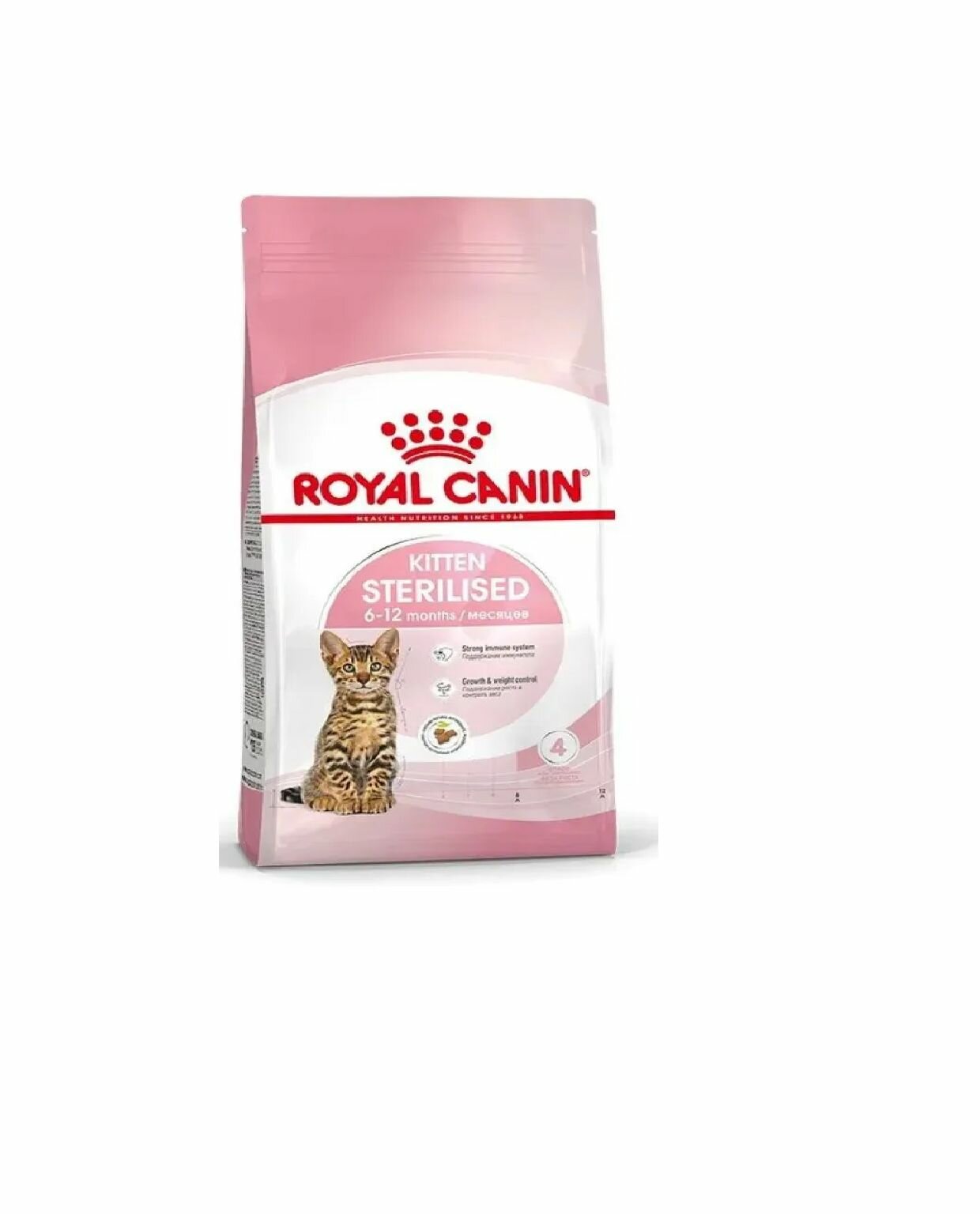 Royal Canin KITTEN STERILISED сухой корм для стерилизованных котят с момента операции до 12 месяцев, 2 кг