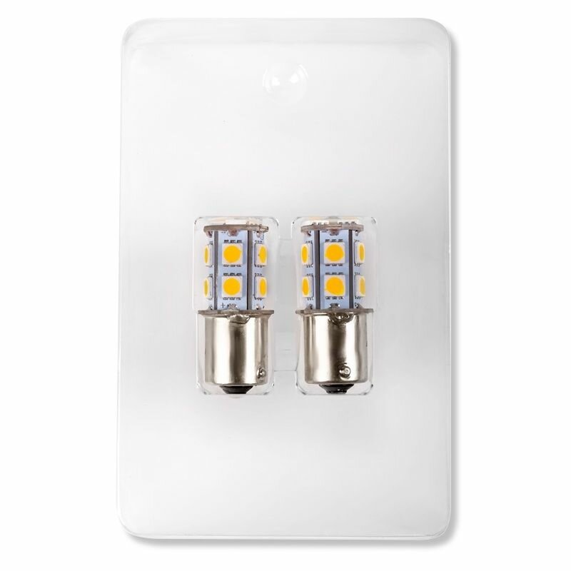 S022A T15/жёлтый/(BA15S) 13SMD 5050 12V 1 contact, коробка 2 шт.